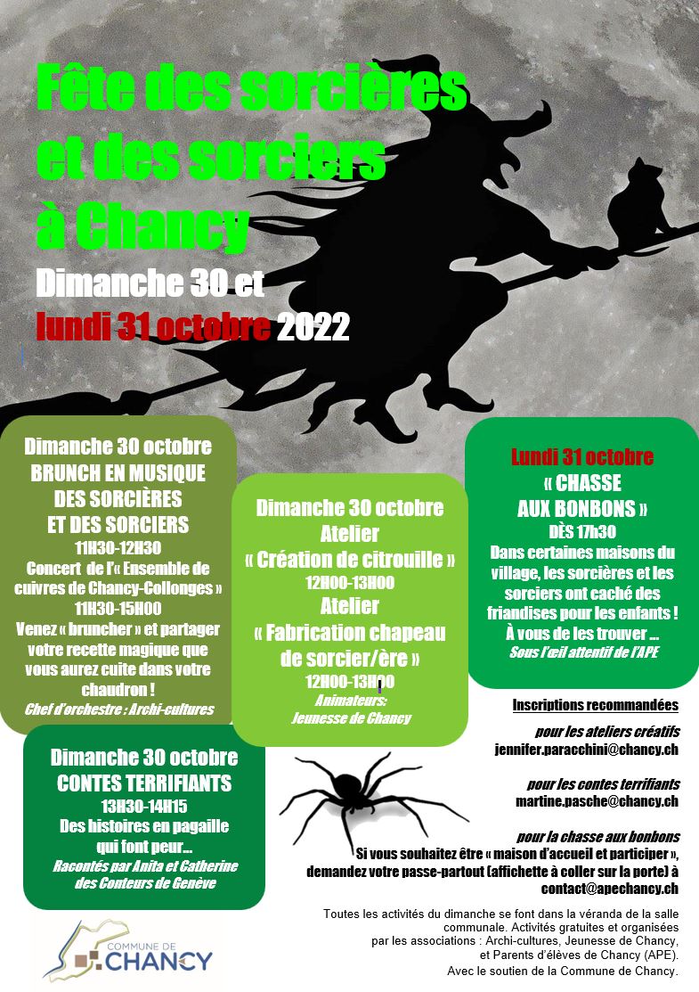Mairie de Chancy | Fête des sorcières et des sorciers